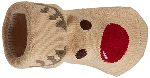 Hudson Baby Unisex Baby Socks Boxed Giftset, Reindeer, One Size