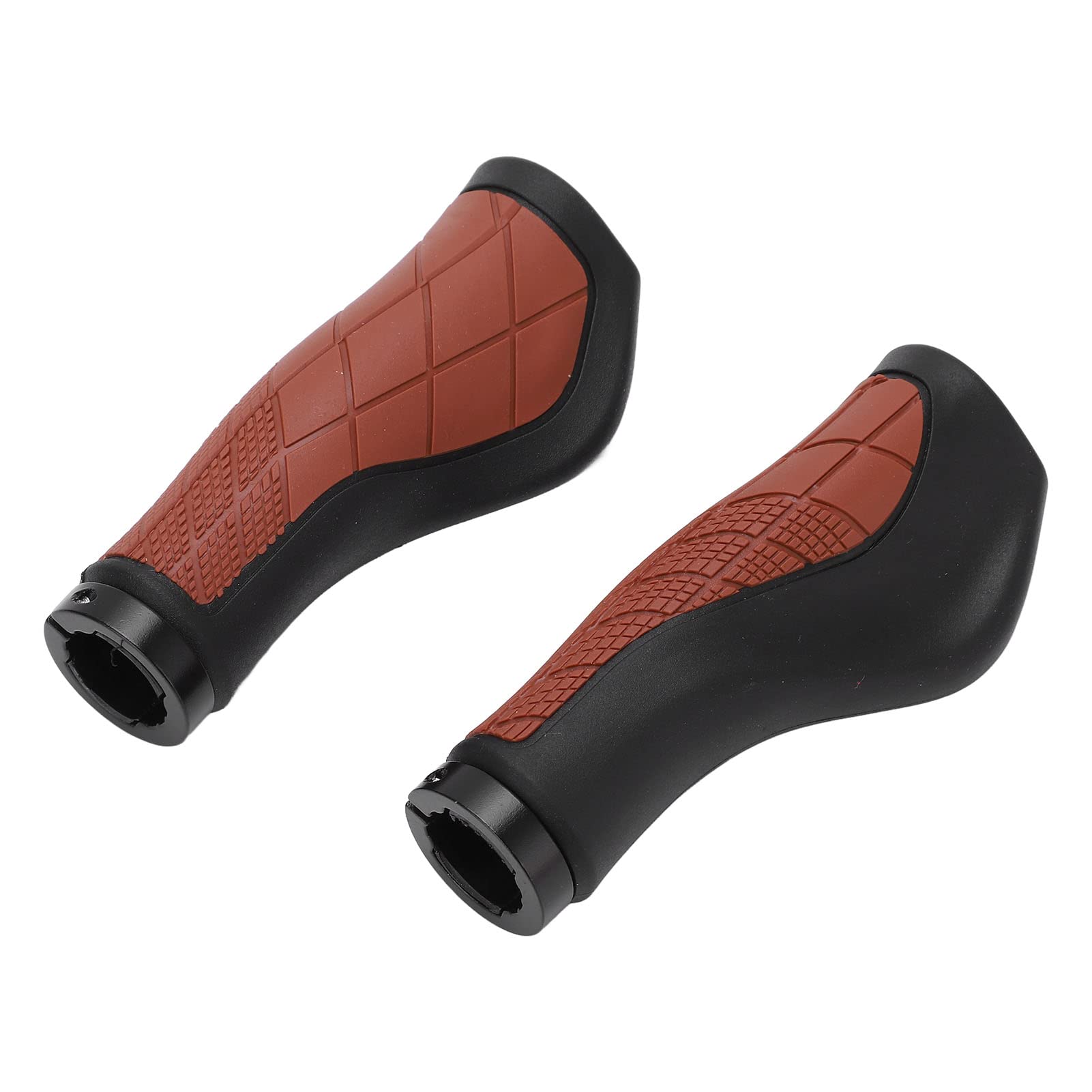 Bike Handlebar Grips Rubber Bicycle Anti Slip Handle Protector Aluminium Alloy Lock On for Mountain Bike Folding Bike Accessory