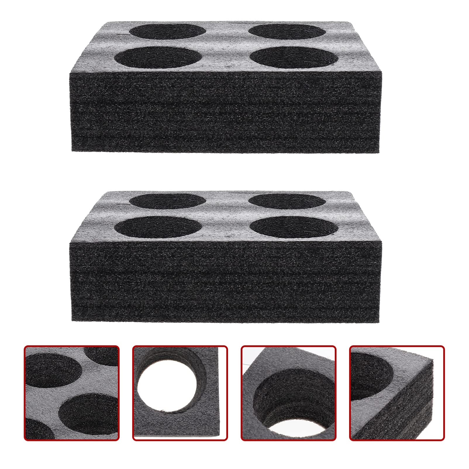 Cabilock 2Pcs Cola Milk Tea Cup Saucer Food Holders Disposable Foam Takeout Cup Holders Takeout Drink Carriers Tea Cup Holders Coffee Cup Door Dash Portable Suitcase Pearl Cotton
