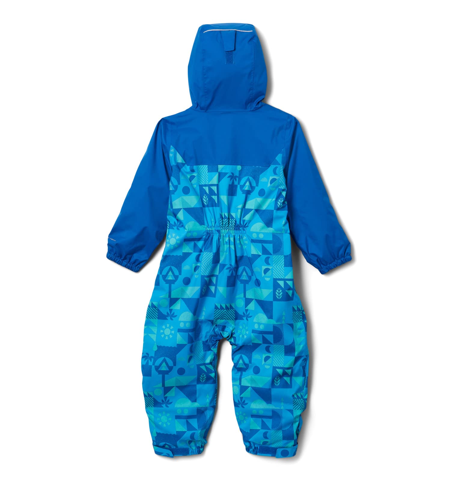 Columbia Toddler Unisex Critter Jitters II Rain Suit, Bright Aqua Quest/Bright Indigo, 2T