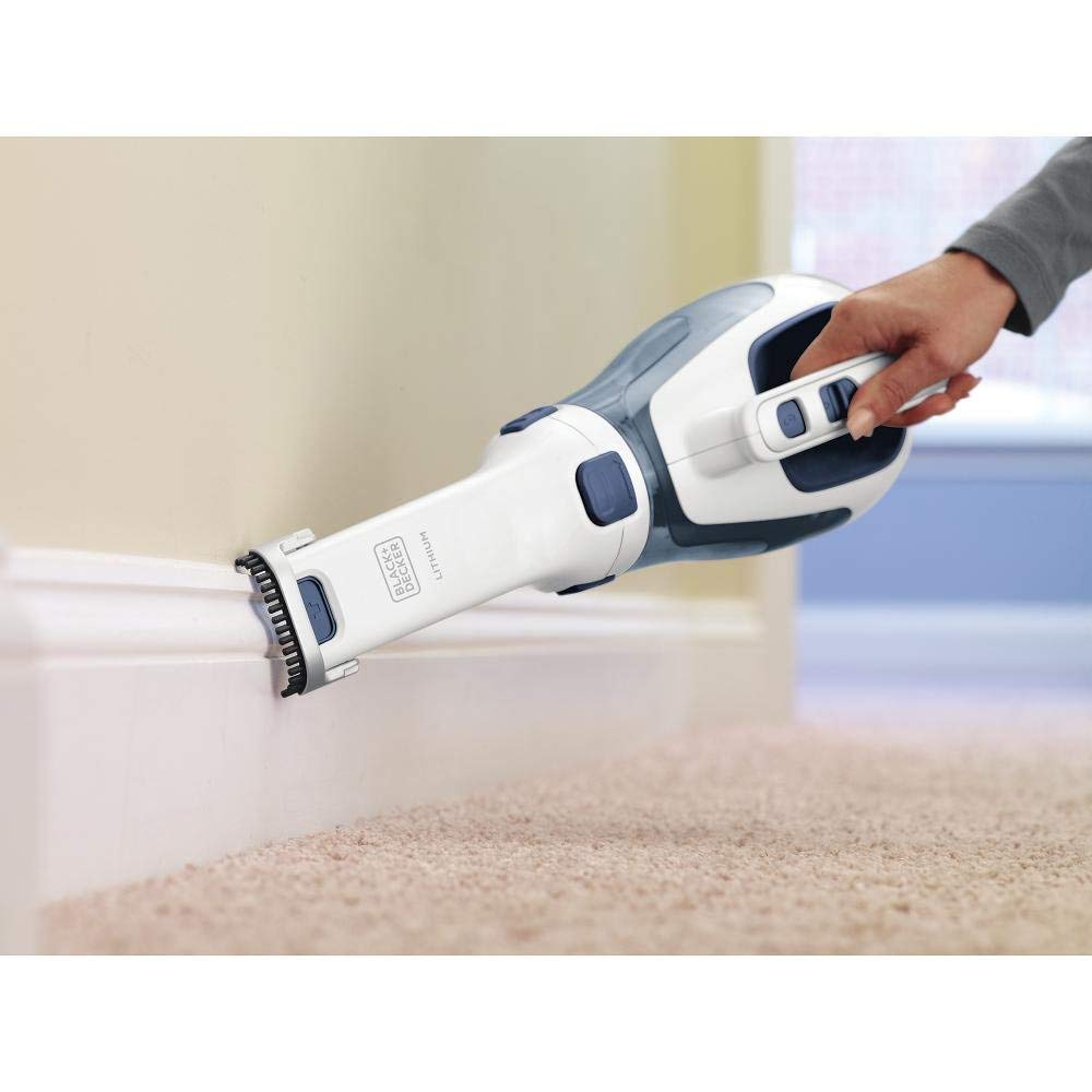 BLACK+DECKER Dustbuster Handheld Vacuum, Cordless, Ink Blue (HHVI325JR22) (Renewed)
