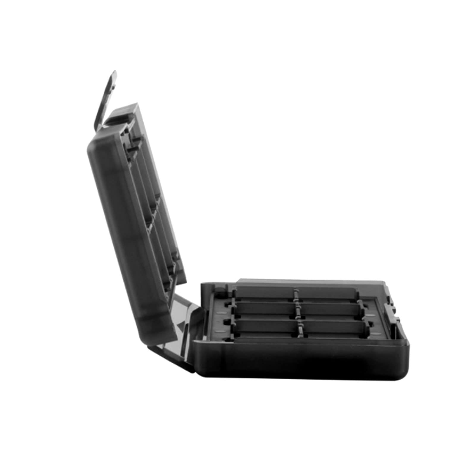 OUKENS Game Card Storage Box, 28 in 1 PP Plastic Game Card Case Holder Cartridge Storage Box for Nintendo DSL LL(Black)