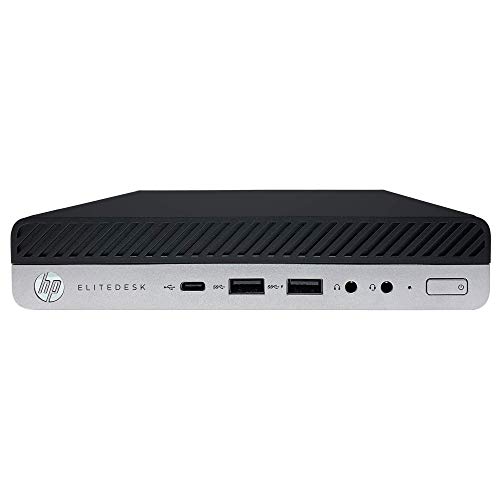 HP EliteDesk 800 G4 Mini Business Desktop - 8th Gen Intel 6-Core i7-8700T Processor up to 4.00 GHz, 16GB Memory, 512GB Solid State Drive, Intel UHD Graphics 630, Windows 10 Pro (64-bit) (Renewed)