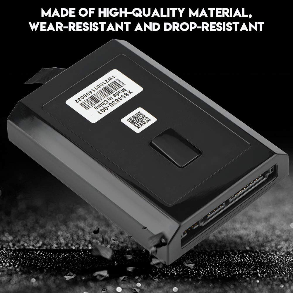 Oumij HDD Hard Drive Disk Kit Performance Desktop Hard Disk Drive for Xbox 360 Internal Slim Black(M)