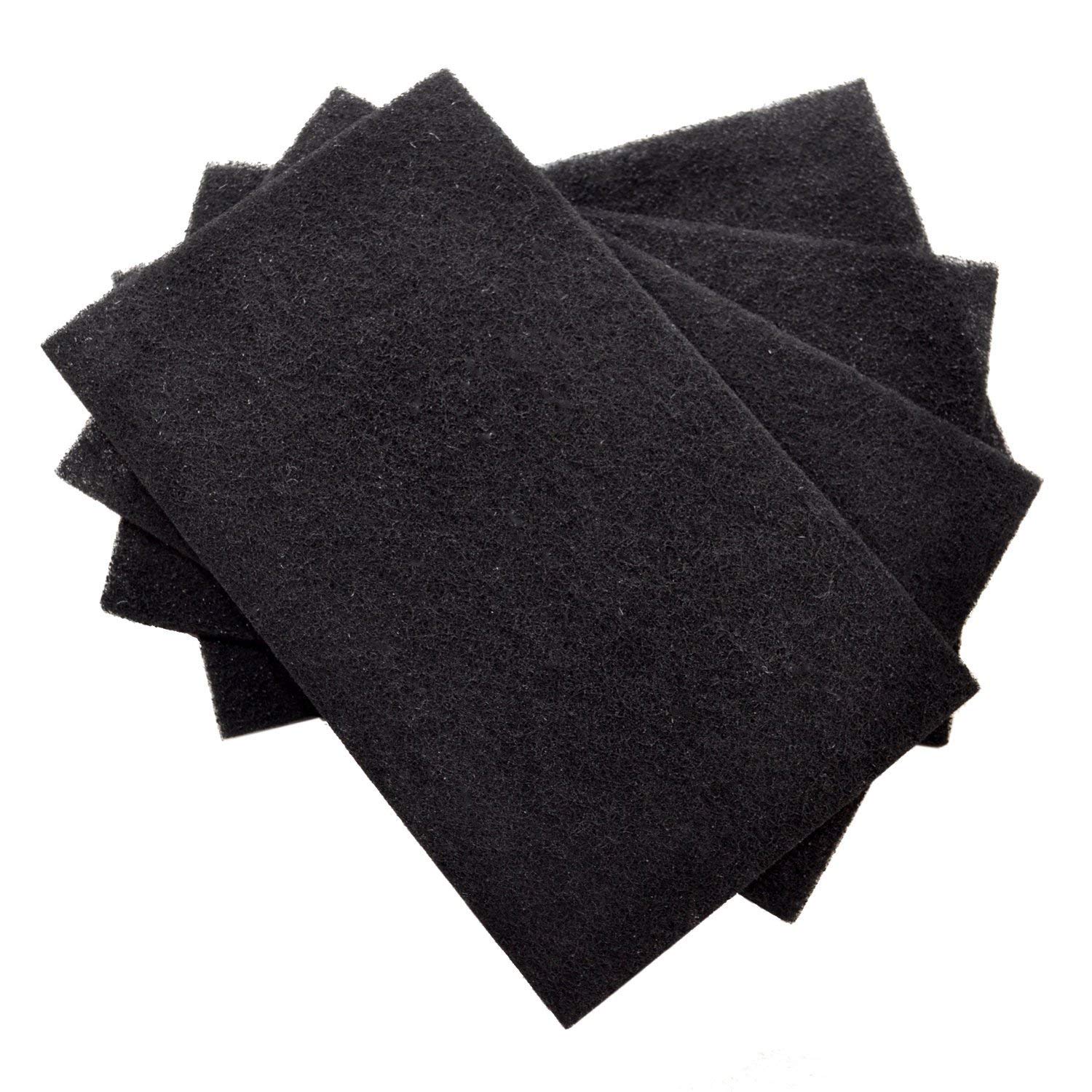 HQRP 4-Pack Carbon Filter compatible with GermGuardian FLT4100 True Hepa Filter E, Part FLT11CB4 Replacement, fits AC4100, AC4150PCA, AC4150BCA models