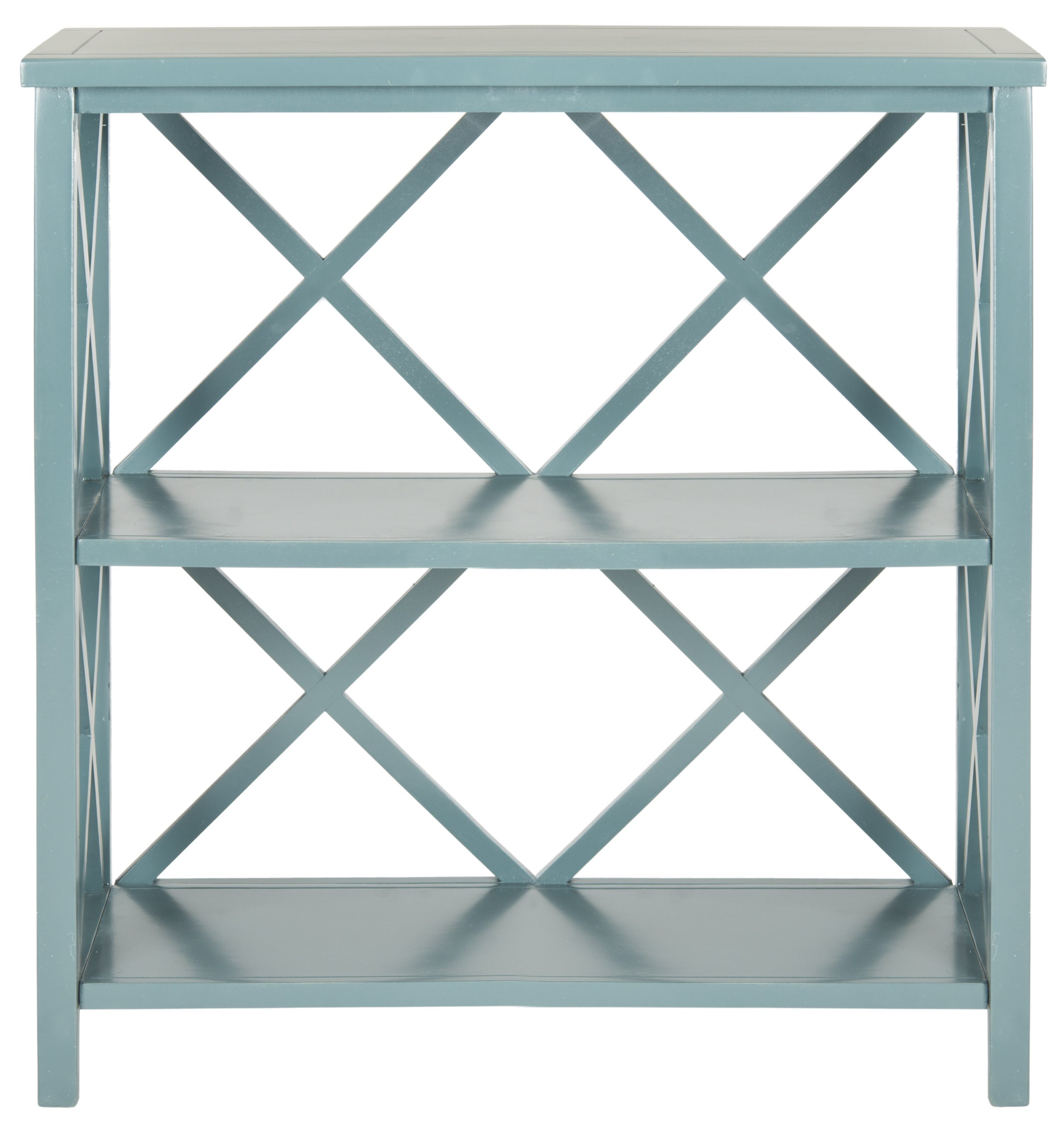 Safavieh American Homes Collection Liam Vintage Cream Ivory 2-Tier Open Bookcase