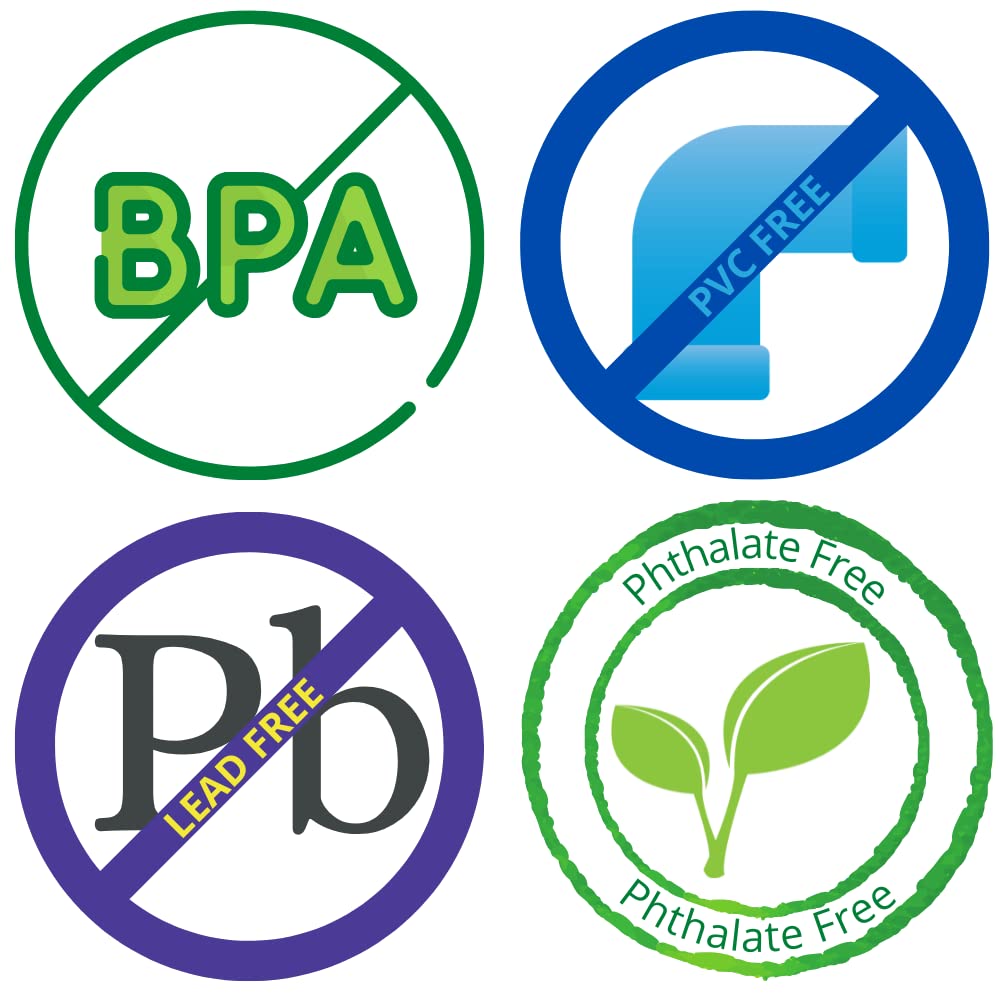 BPA-FREE Car Seat Belt Buckle Booster - Keeps Your Receptacle Stable & Upright β with Kid Safety Sticker Set Gift (4-Pack, Yellow - Pull Over Buckle)