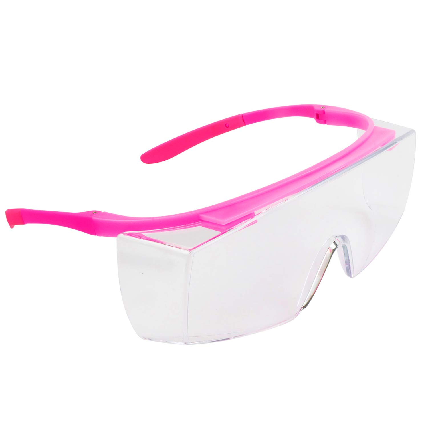 BHTOP Safety GlassesClear Anti-Fog Goggles Over-Spec Glasses Protective Eye Wear Industrial Approved Wide-Vision