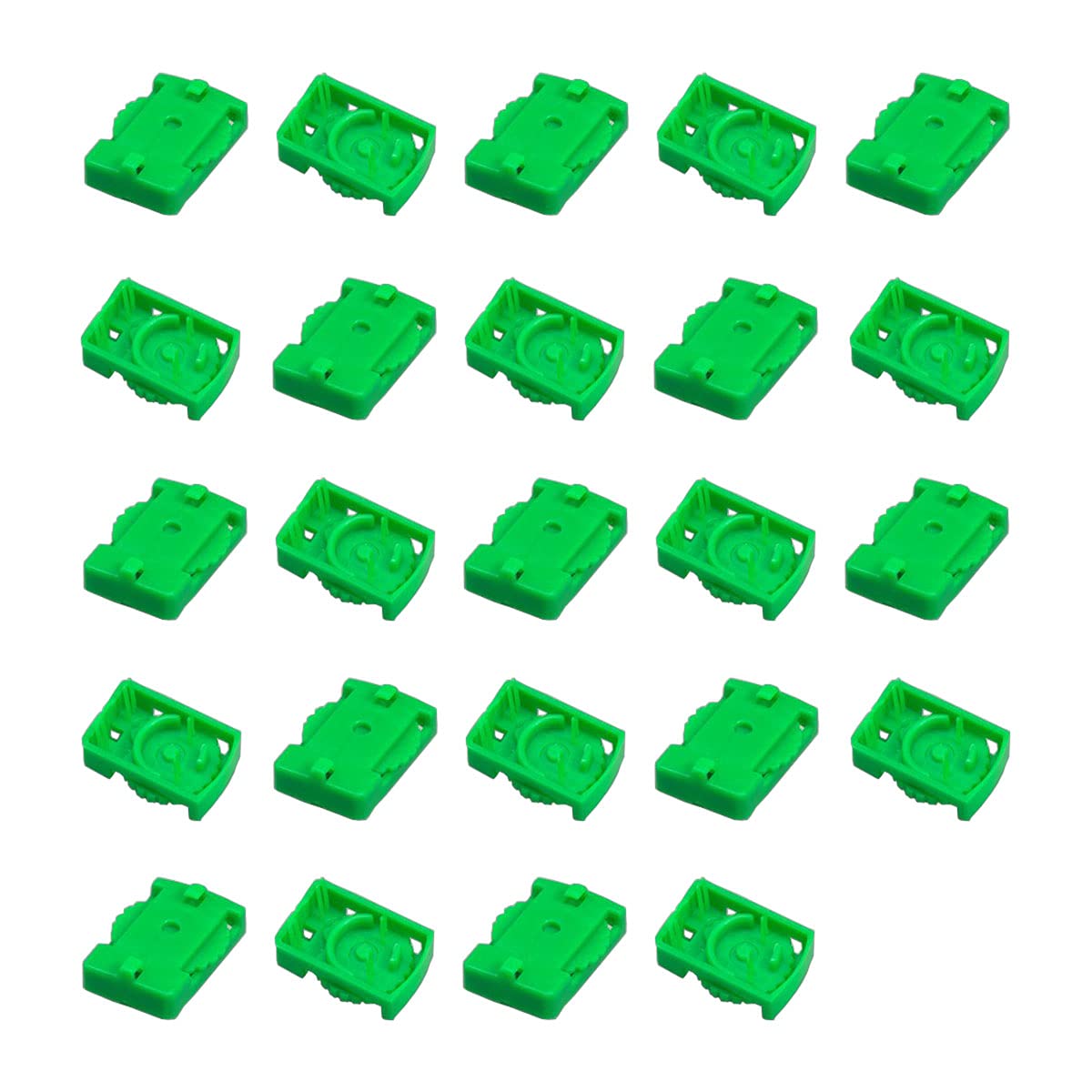 Pro Line Double Clip Fast TTC Straight Front Bases - 24 Pack for Electric Football Figures