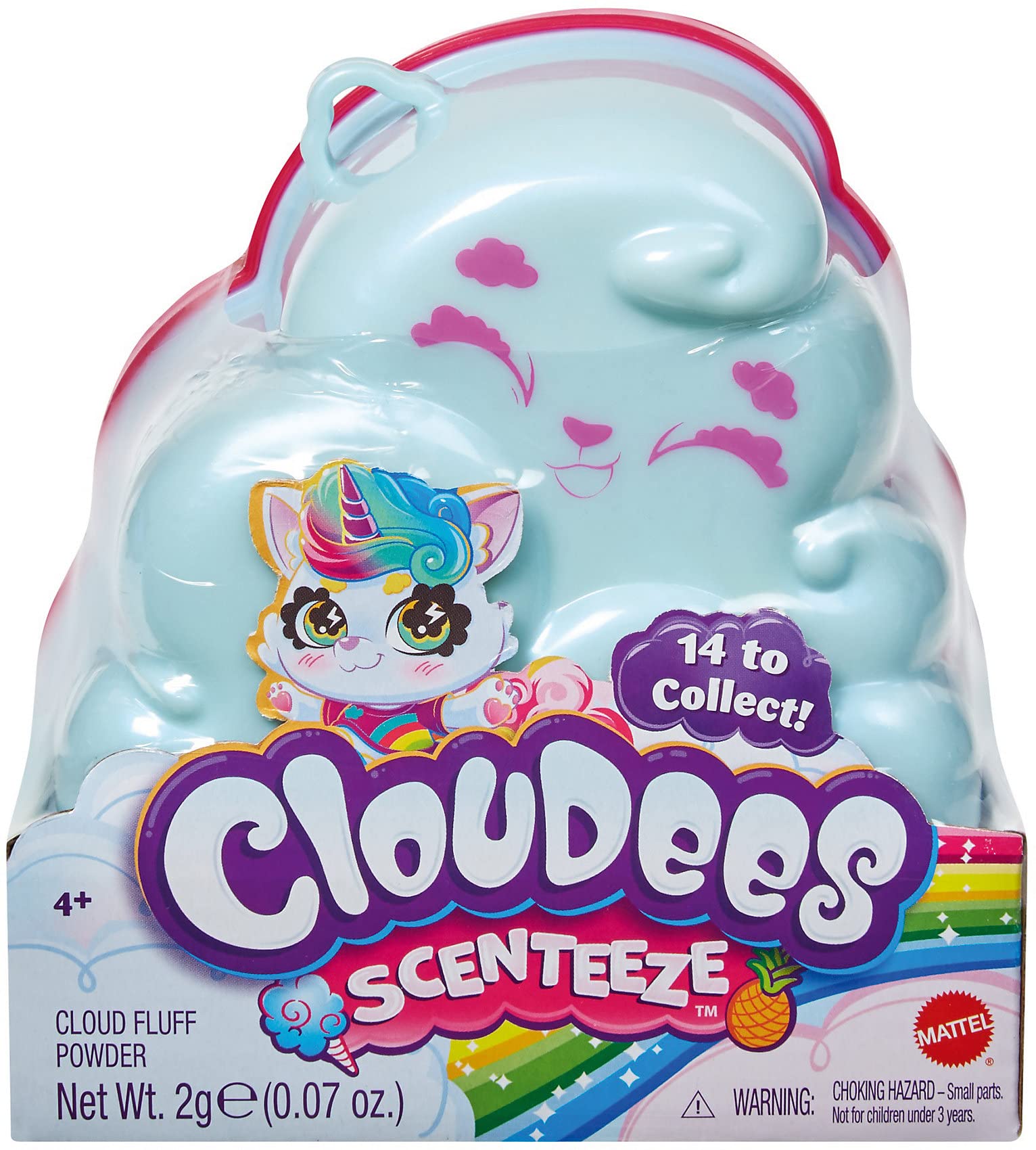 Mattel Cloudees Cloud Themed Toy with Hidden Surprise, Interactive Cloud Toy with Accessories, Toys for Kids 4 and Up