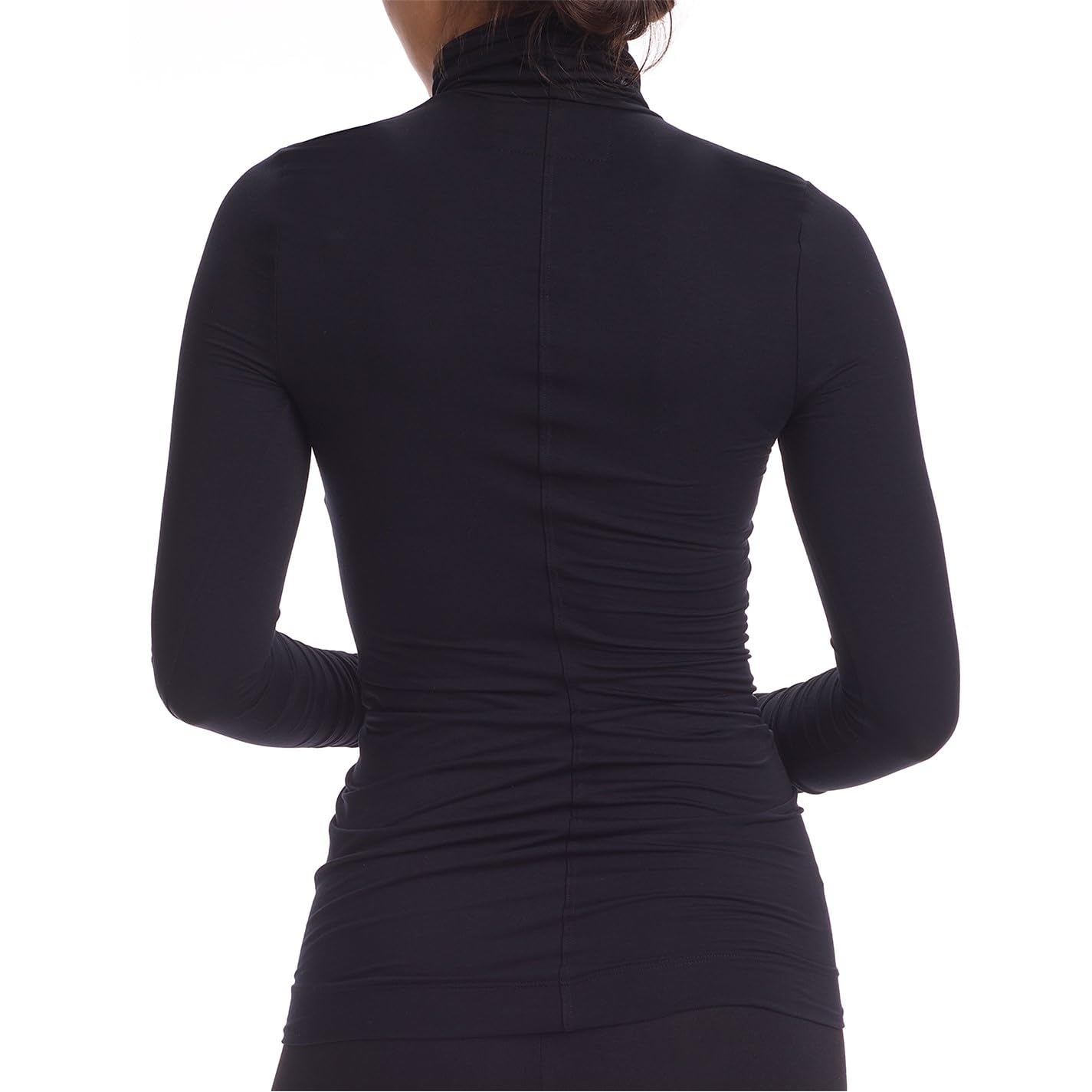 commando Butter Long Sleeve Turtleneck TS27 Black SM