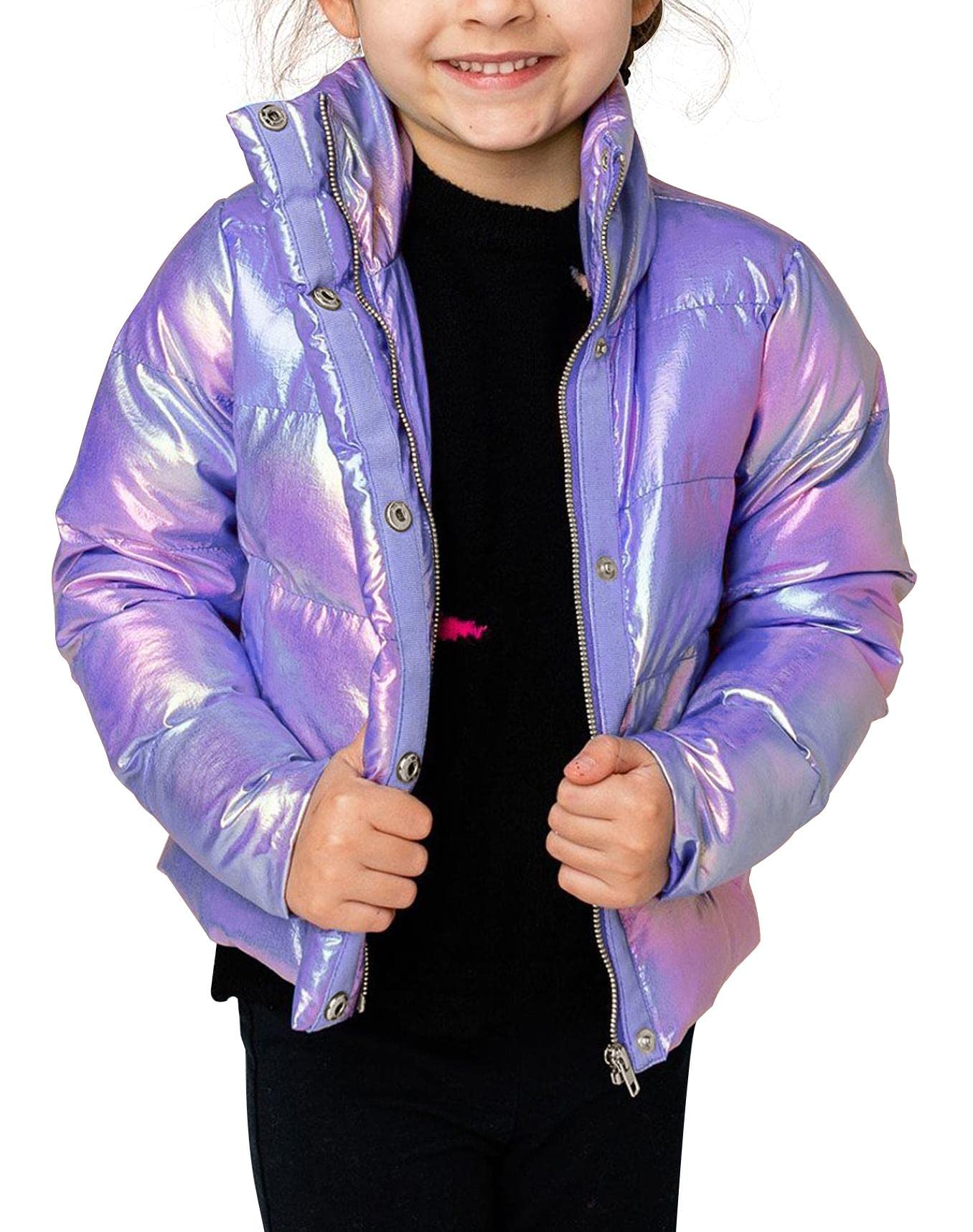 Ebifin Toddler Baby Girls Lightweight Puffer Jacket Winter Warm Coat Outwear