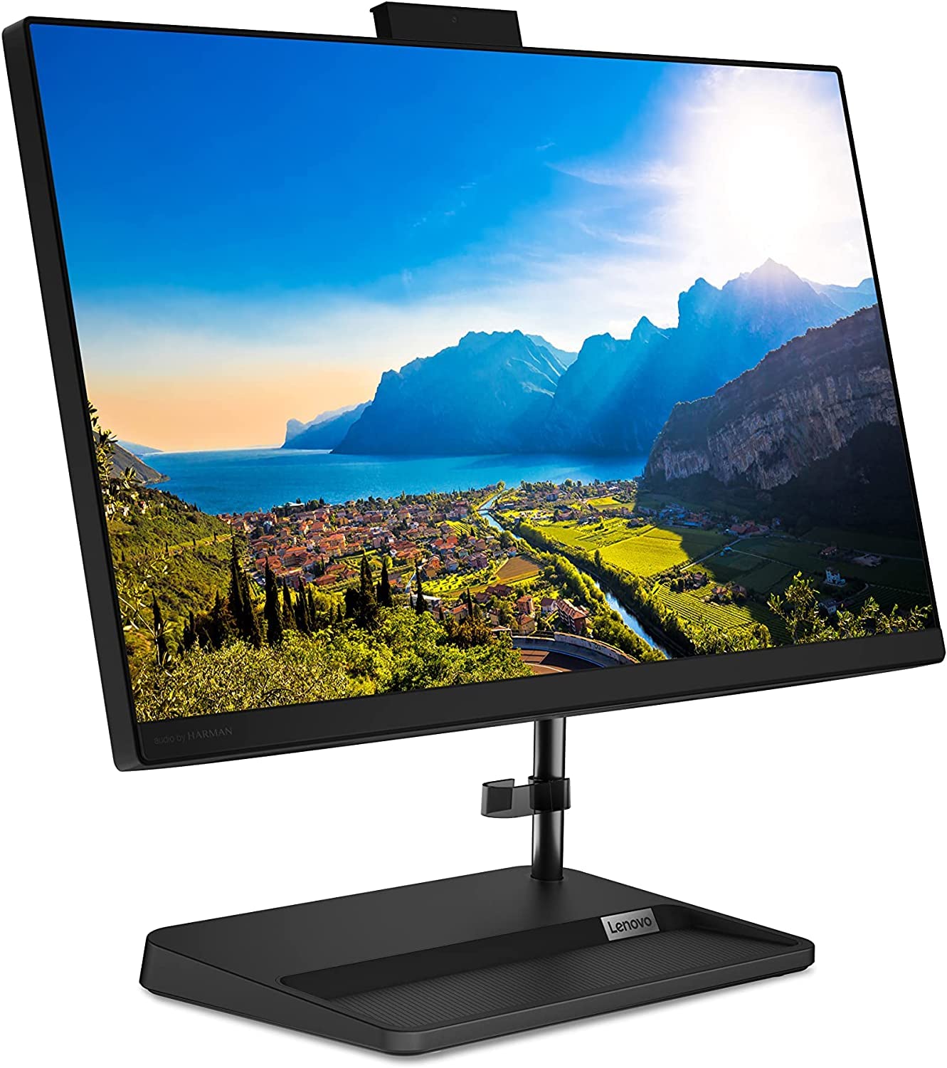Lenovo Newest IdeaCentre 3i 22" FHD Touch Screen All-in-One Computer - Intel Core i3-1115G4 Intel UHD Graphics - 16GB RAM DDR4 512GB M.2 SSD - WiFi - DVD RW - Black - Windows 10 Pro - 32GB USB