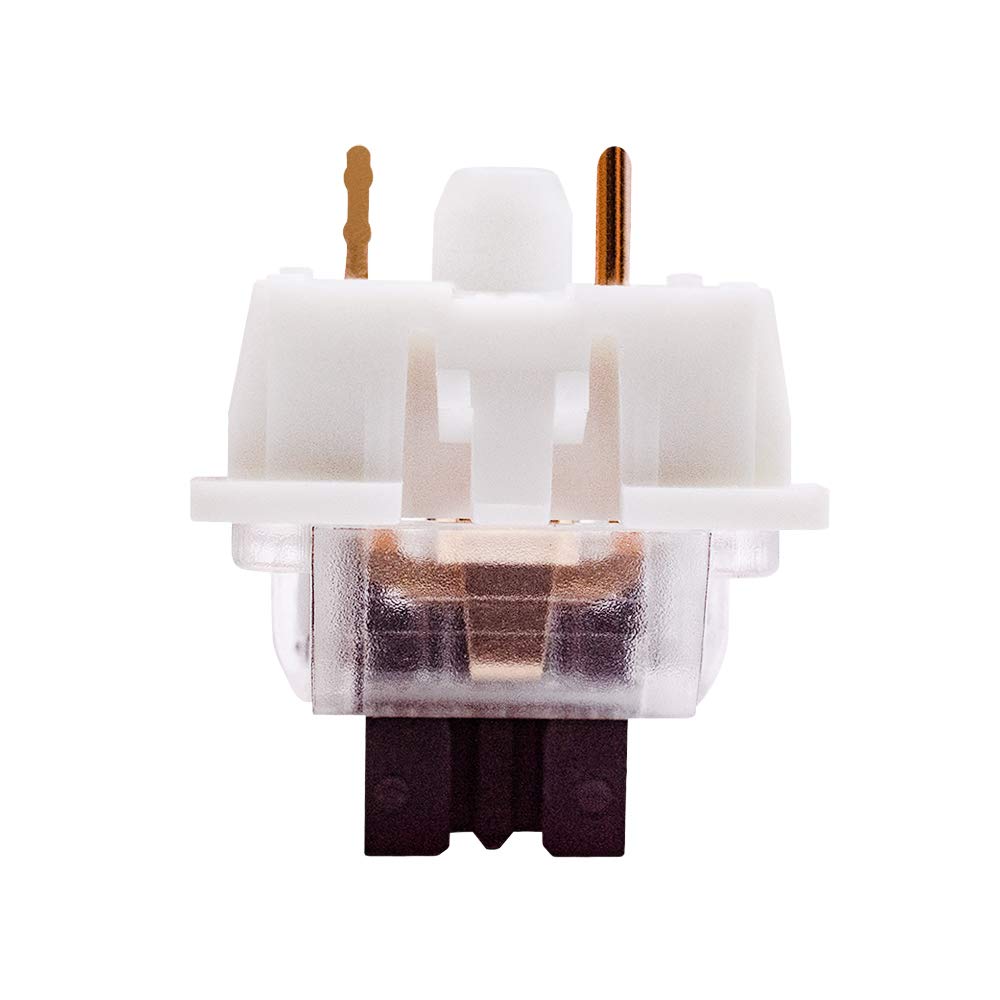 Outemu (Gaote Brown Switches 20 Pack, 3-Pin Tactile 50gf Dustproof RGB Key Switches - Gateron and Cherry MX Equivalent DIY Replaceable for Mechanical Gaming Keyboard