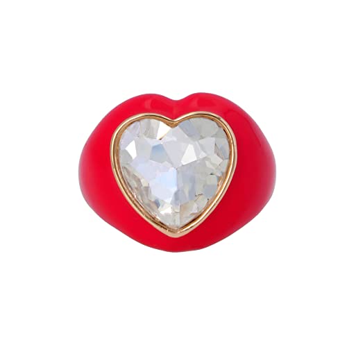 Betsey Johnson Heart Cocktail Ring