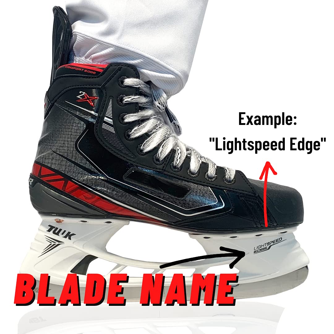 Bladetech Hockey - Replacement Skate Blades for GRAF Ultra/Cobra Holder - Mirror Finish