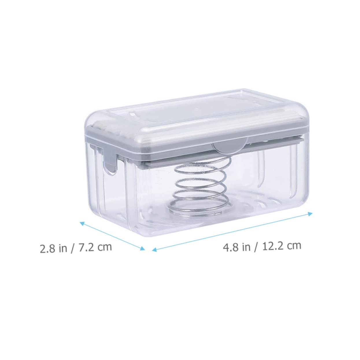 Cabilock 4pcs Soap Box Soap Tray Kitchen Soap Dispenser Foaming Soap Roller Shower Soap Holder Foaming Soap Dispenser Soap Container Soap Case Bag Plastic Portable Travel Soap Dish Holder