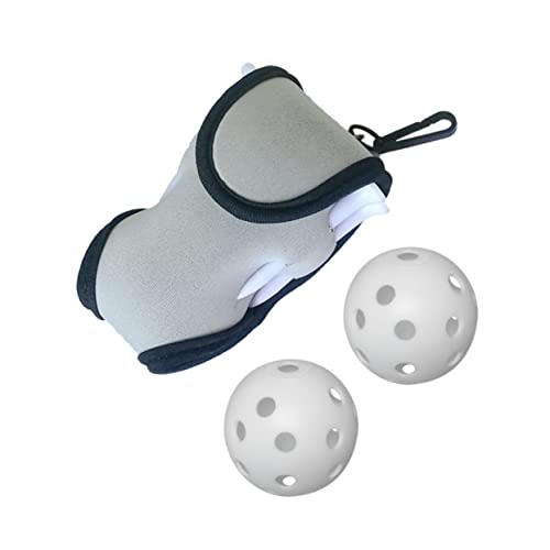 CLISPEED Golf Putting Mini Ball Conatiner Club Bag Putting Organizer Holder Putter Clamp Golf Bag Fanny Pack
