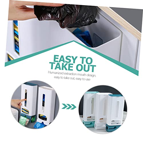 Cabilock 5pcs bag storage box kitchen Garbage Bags Organizer storage bag holder plastic bag saver dispenser plastic organizers bag dispenser Kitchen Dispenser for bag extractive waste bag