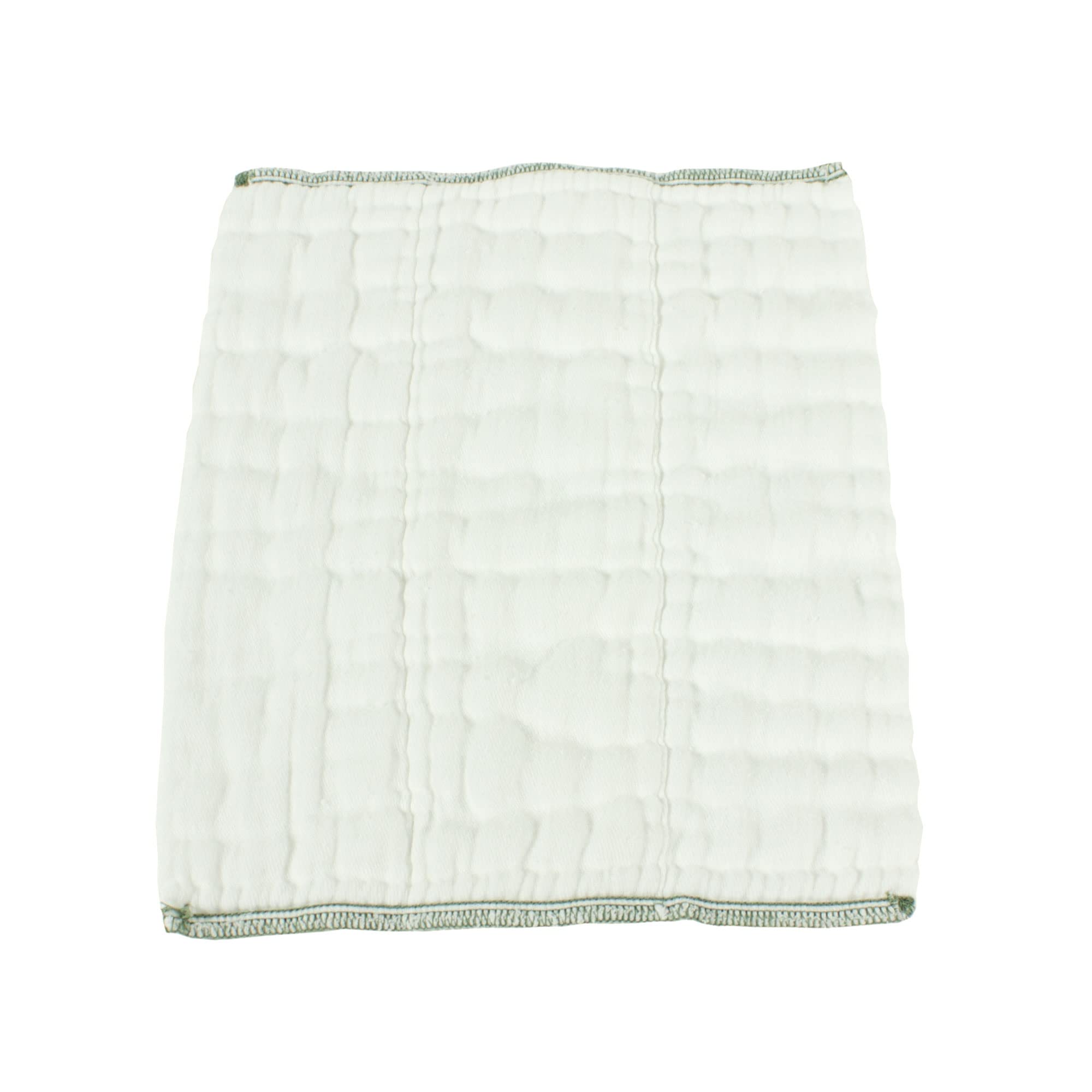 OsoCozy - Prefold Cloth Diapers (1 Dz) - Soft, Absorbent Durable Diaper Service Quality Prefolds. 100% Cotton - 12"x16", Fits 7-15 Lbs. - (Infant 4x8x4)