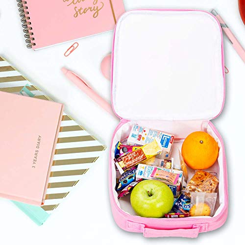 CCJPX 3PCS Unicorn Backpack for Girls, 16โ Kids Sequin Bookbag and Lunch Box for Kindergarten Elementary