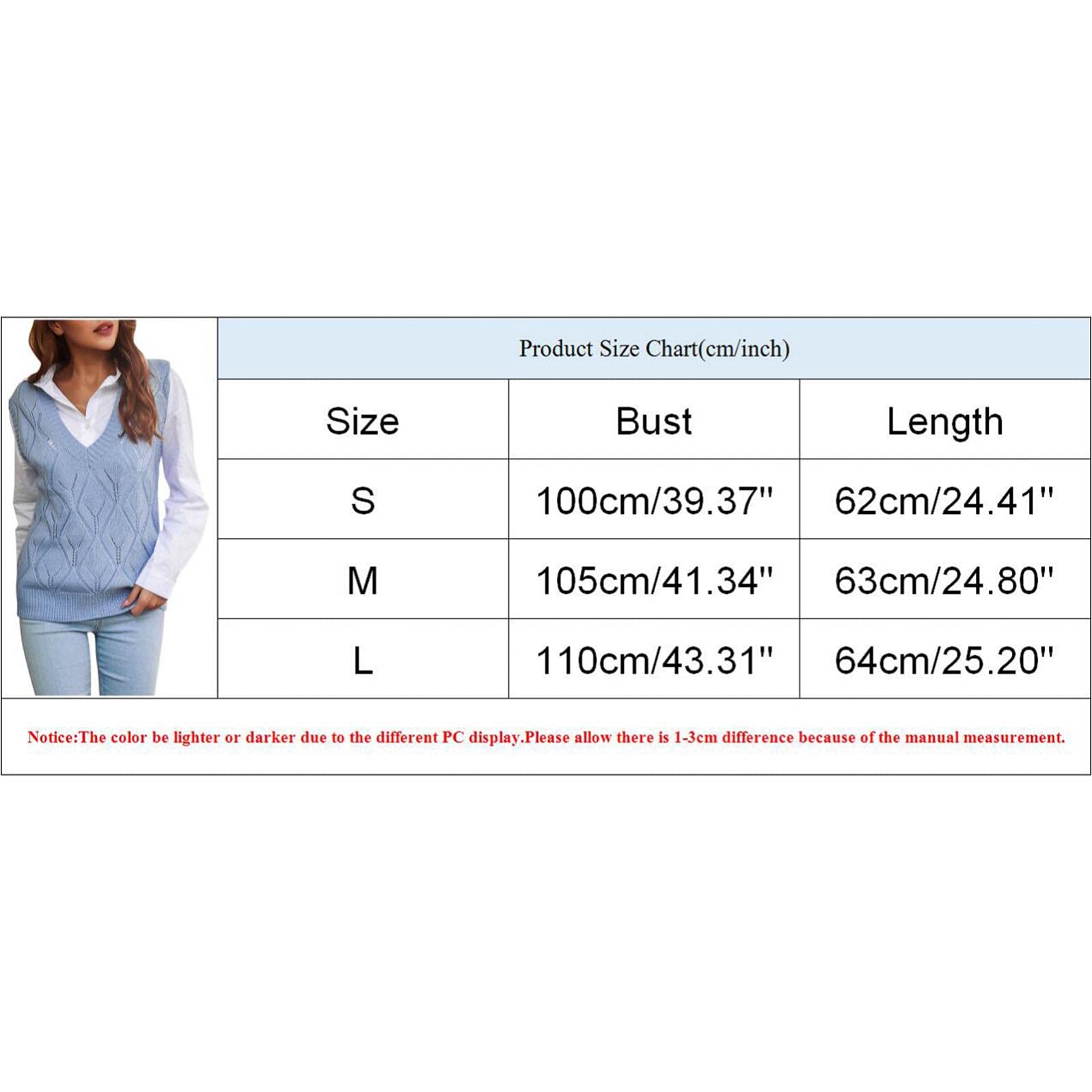 Padaleks Women V Neck Knit Sweater Vest Loose Sleeveless Oversized Knitwear Pullover Fall Winter Tanks for Girl