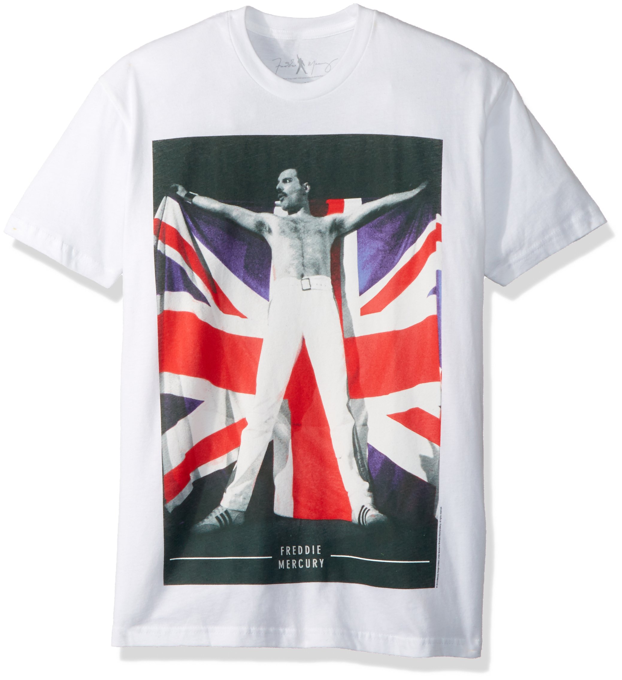 Bravado Freddie Mercury Flag T-Shirt (Small) White