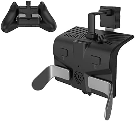 Paddles for Xbox One S/X Controller (NOT for Series S/X Controller), AOJAKI Xbox One Controller Back Button Attachment, with 2 Programming Back Buttons/Memory Function/ 3.5mm Audio Jack