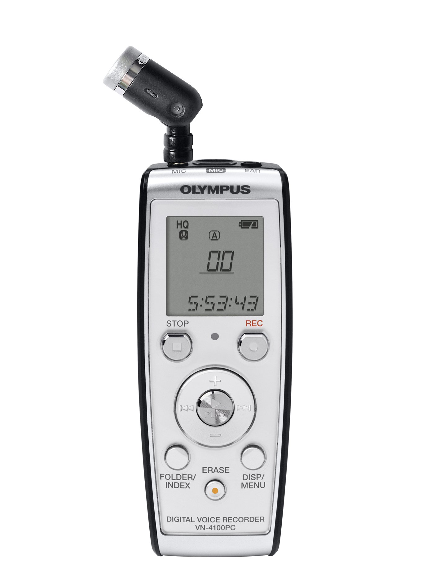 VN-4100PC Digital Voice Recorder, PC-Linked, 256MB Built-In Memory (141927)