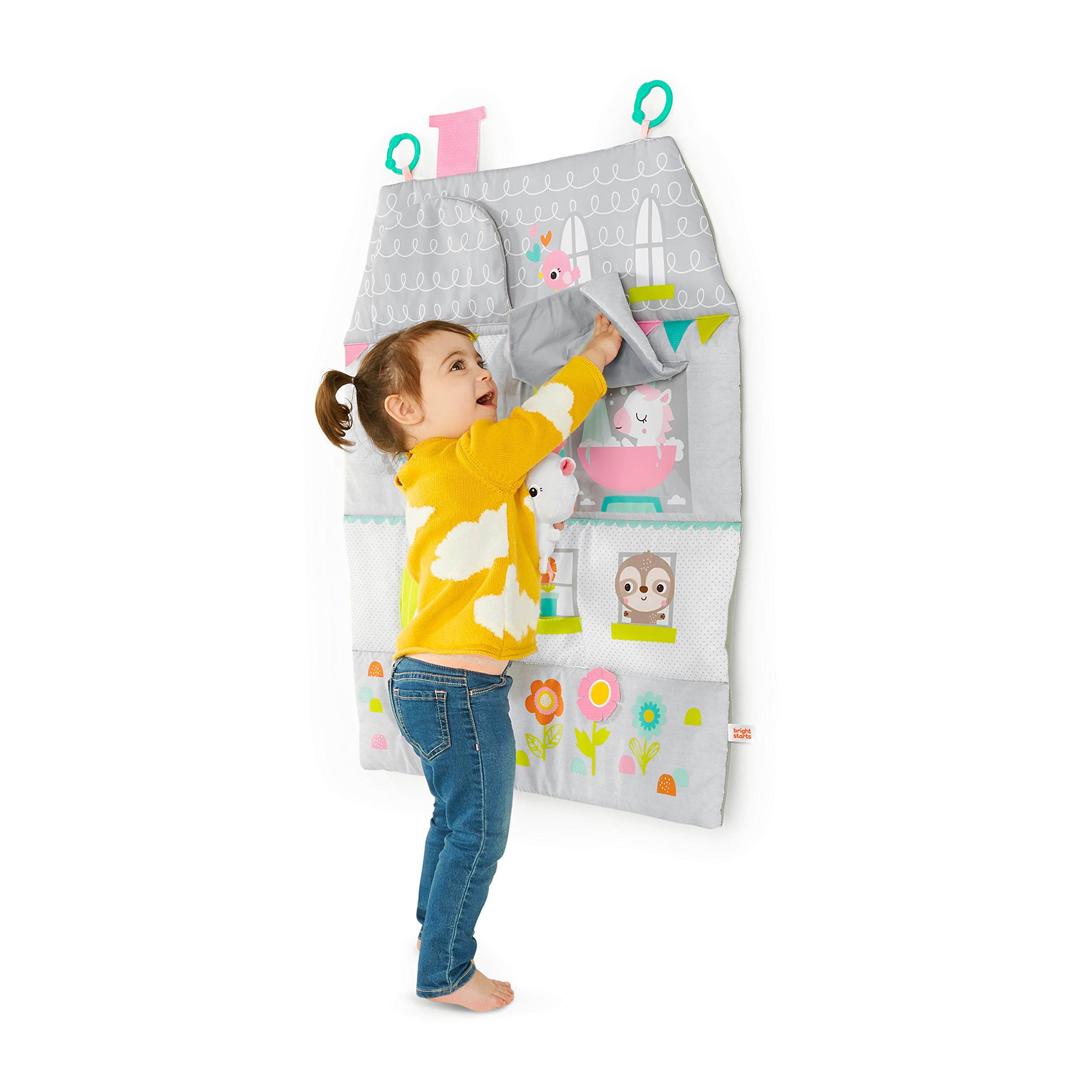 Bright Starts Floors of Fun Activity Gym & Dollhouse, Newborn +