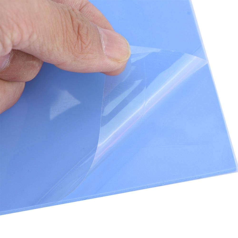 Bewinner CPU Thermal Pad, 100mm x 100mm x 3mm CPU Chip Heatsink Cooling Thermal Conductive Silicone Pad for CPU Chip Heat Conduction LED Heat Conduction