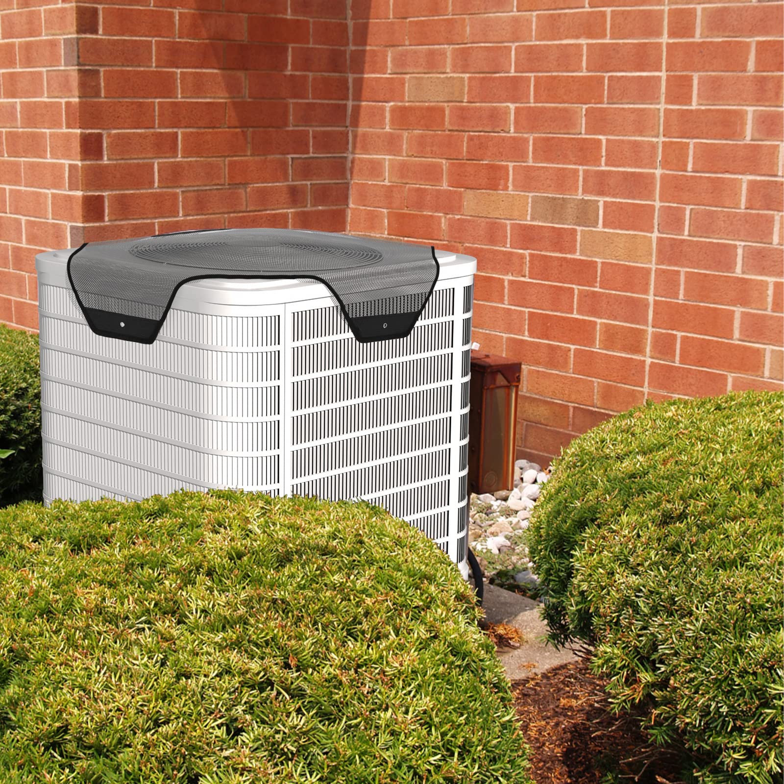 BEWAVE Air Conditioner Cover for Outside Units, 36"X36" Condenser Covers All Seasons Outdoor Central AC Cover Defender