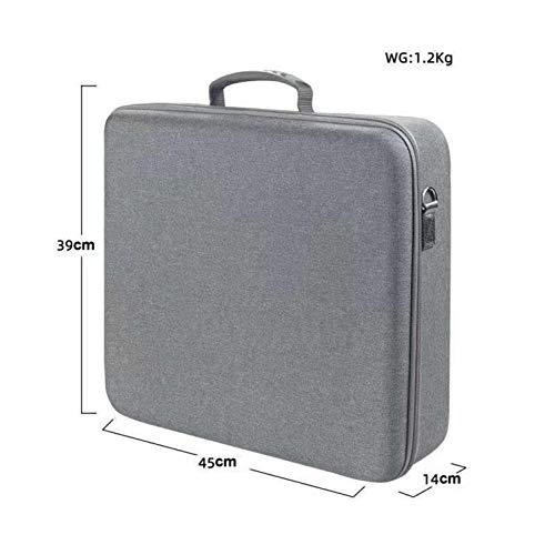 Carrying Case for PS5 Portable PS5 Host Accessories Storage Bag Waterproof Travel Bag for PS5 Models, Gray