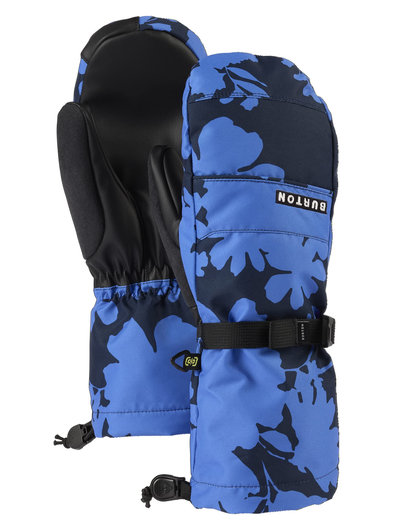 BURTON Women's Standard Profile Mittens, Amparo Blue Camellia, Medium