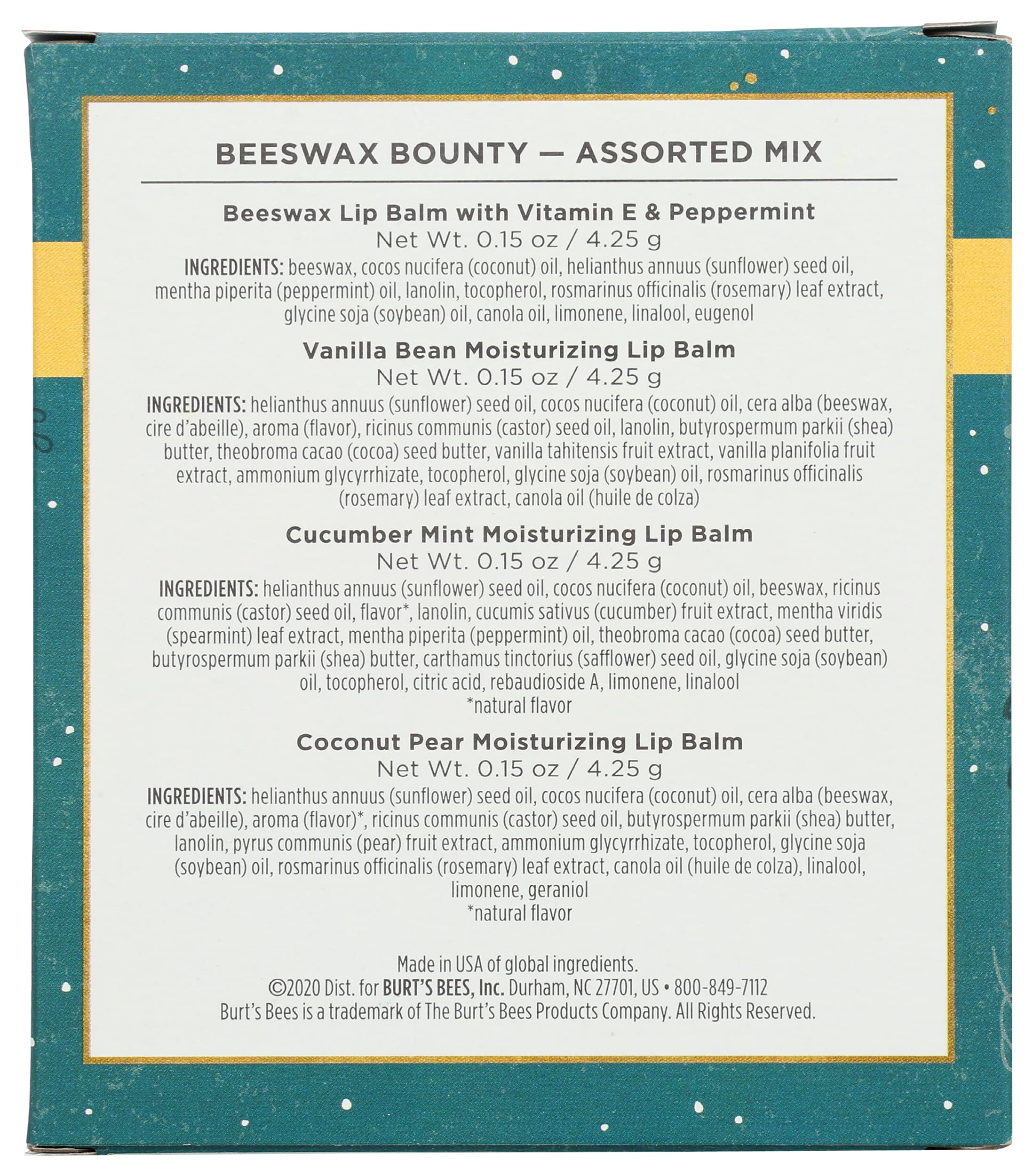 Burts Bees Assorted Beeswax Bounty Gift Set, 1 EA