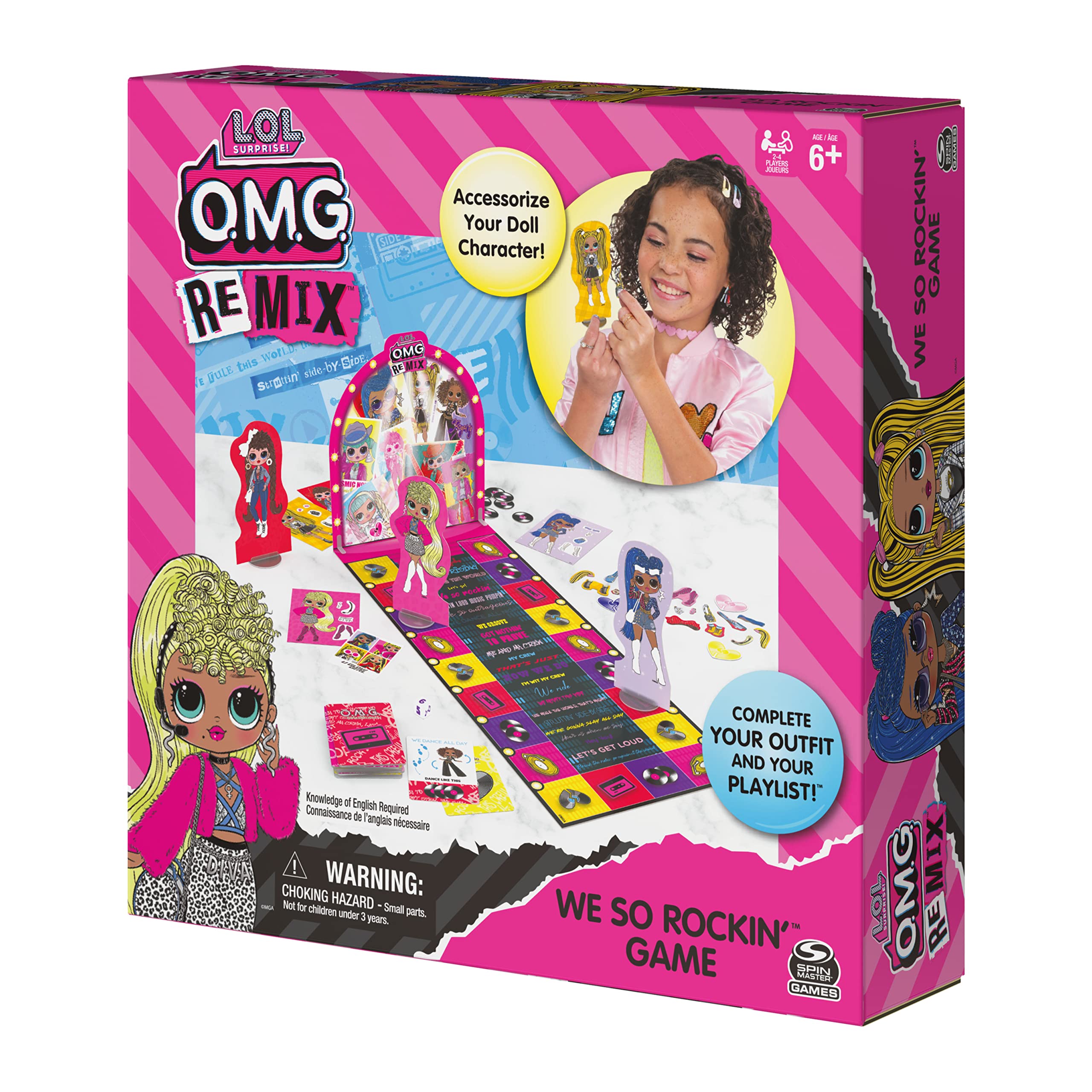 Spin Master L.O.L. Surprise! OMG Remix Game for Families, Teens, and Kids Ages 6 &up