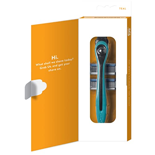 BIC US 5-Blade Unisex Shaving Razor For Men and Women, Lubrication Strip For a Smooth, Close Shave, 2 Cartridges + 1 Handles