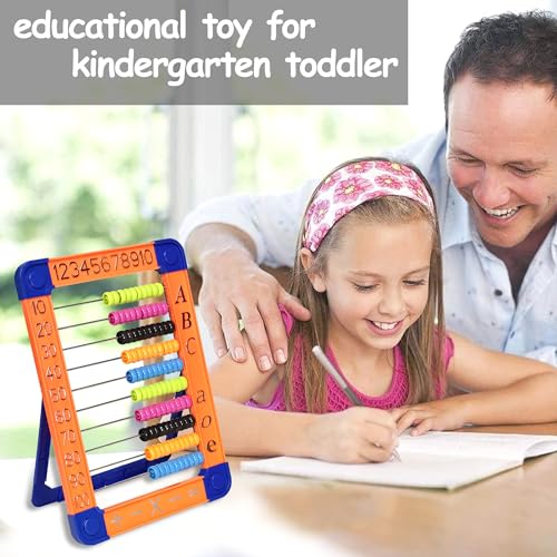 MICKYU Abacus for Kids Math- Classic Preschool Counting Learning Toys with 100 Beads