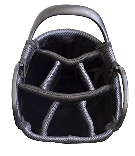 Club Champ Waterproof Stand Golf Bag, White/Black (JR989)