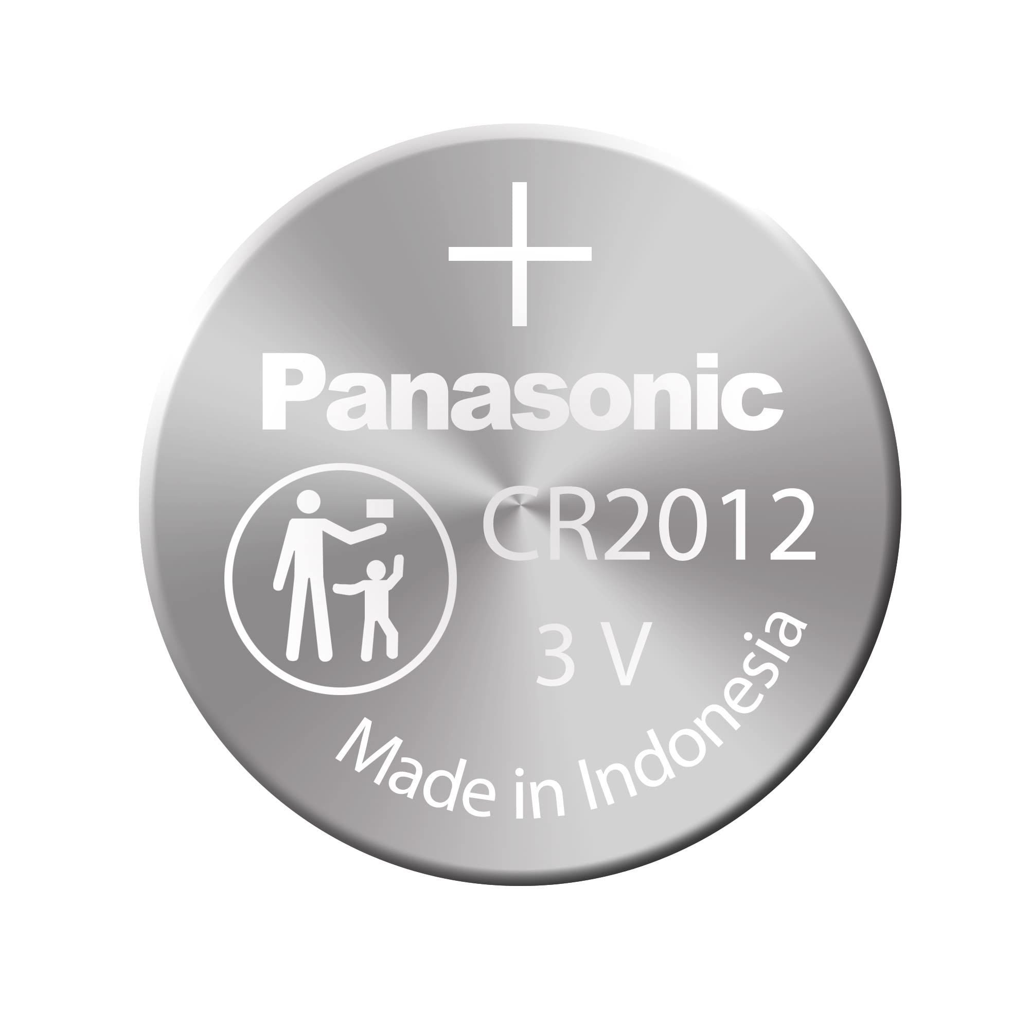 Panasonic CR2012 Battery; CR Lithium-Coin; 3 V; 55; 0.45lbs. (1 piece)
