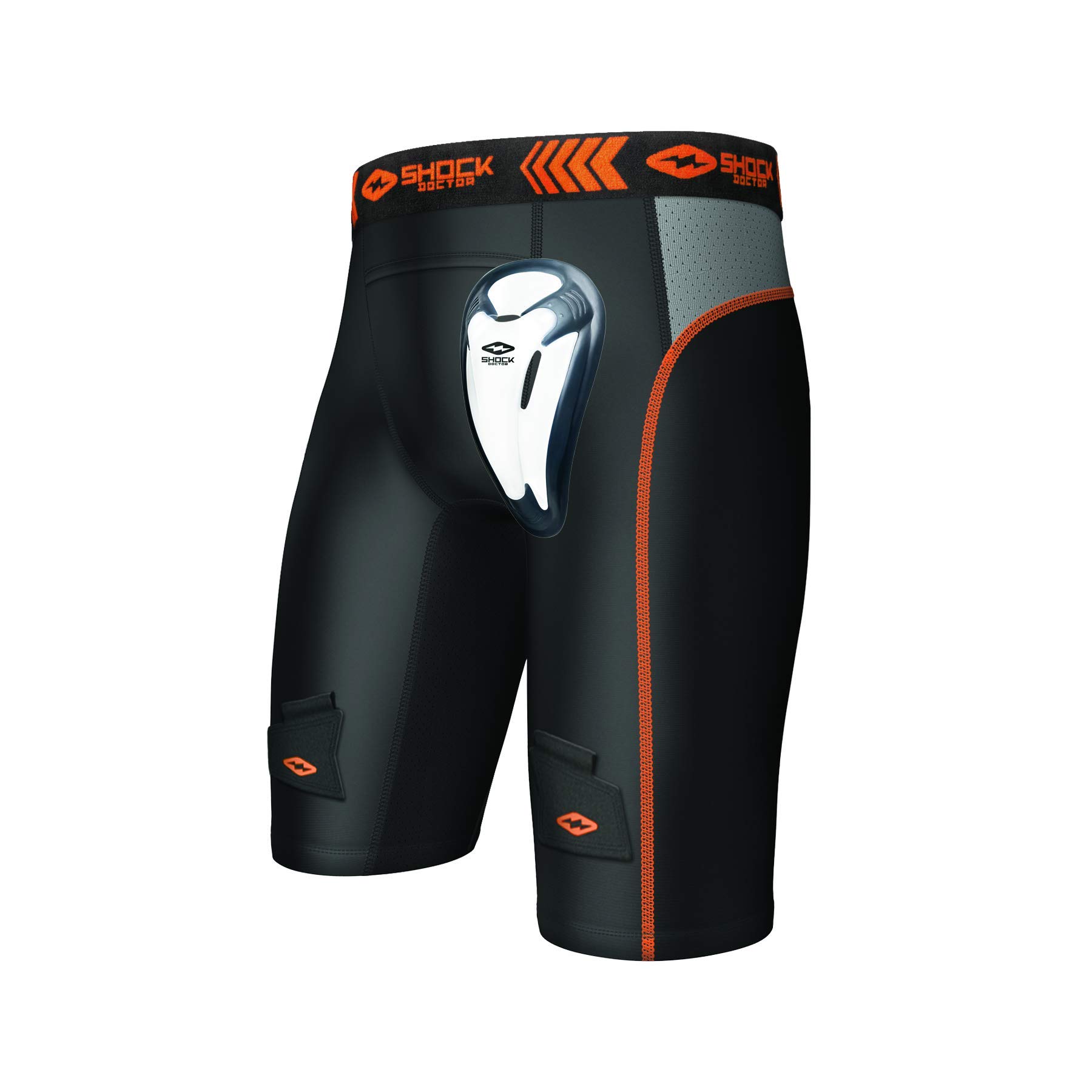 Boy's Compression Hockey Short w/BioFlex Cup Black S