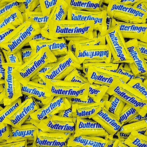 Butterfinger Fun Size Chocolate Bar β Crispy, Crunchy, Peanut-buttery Butterfinger Bars β Fun size individual Wrapped Bulk Candy Pack (2 Pound)