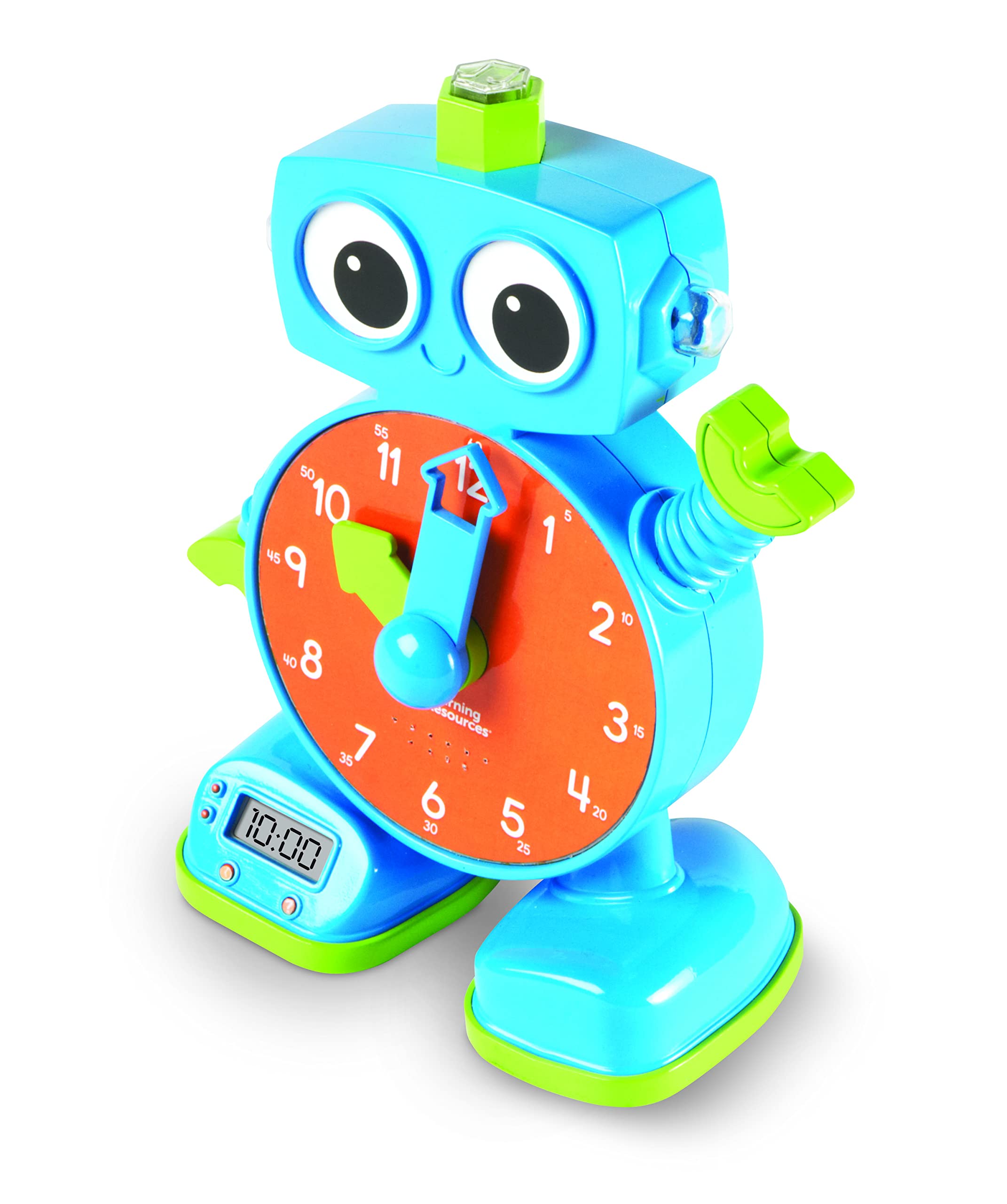 Learning Resources Tock The Learning Clock - 1 Piece, Ages 3+ Educational Talking & Teaching Clock, Toy Clock for Toddlers, Educational Toys for Kids