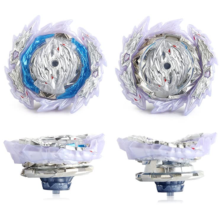 MUSTYBELT Bey Battling Top Burst Gyro Toy Set Toy Gift for Children Boys Ages 6 8 10 12+ Combat Battling Game 8 Burst Spinning Tops 2 Two Way Launchers Grip Starter