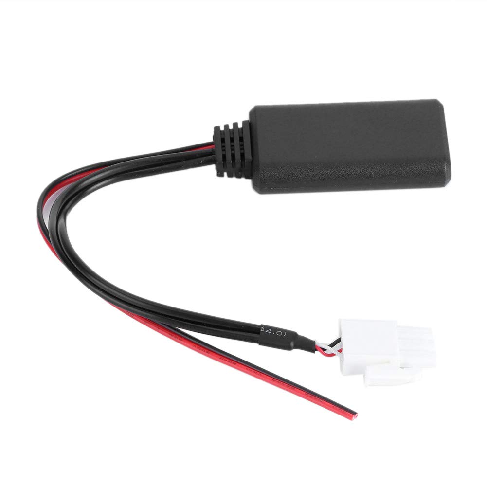 Qiilu 3-Pin AUX Bluetooth Adapter for Honda GL1800 Goldwing Car Bluetooth Wireless Audio Cable Adapter Stereo Music