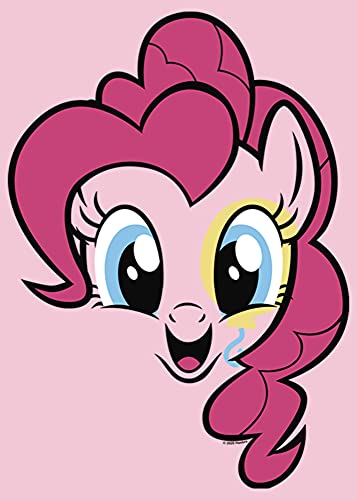 Girl's My Little Pony Pinkie Pie Face T-Shirt - Light Pink - Large