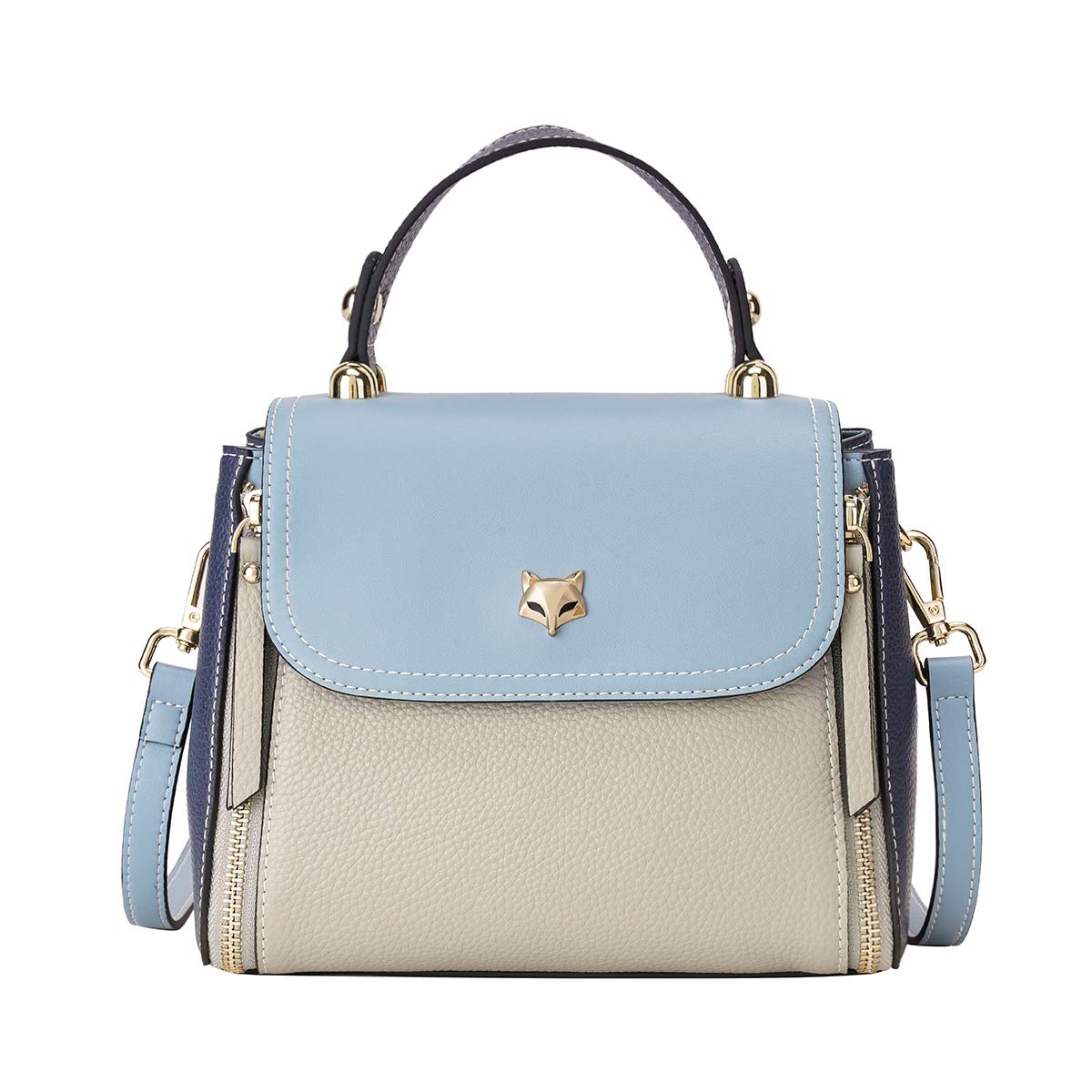 Leather Satchel Handbags for Women Fashion Small Crossbody Bags Lady Medium Mini Top Handle Bag Female Luxury Woman Purse