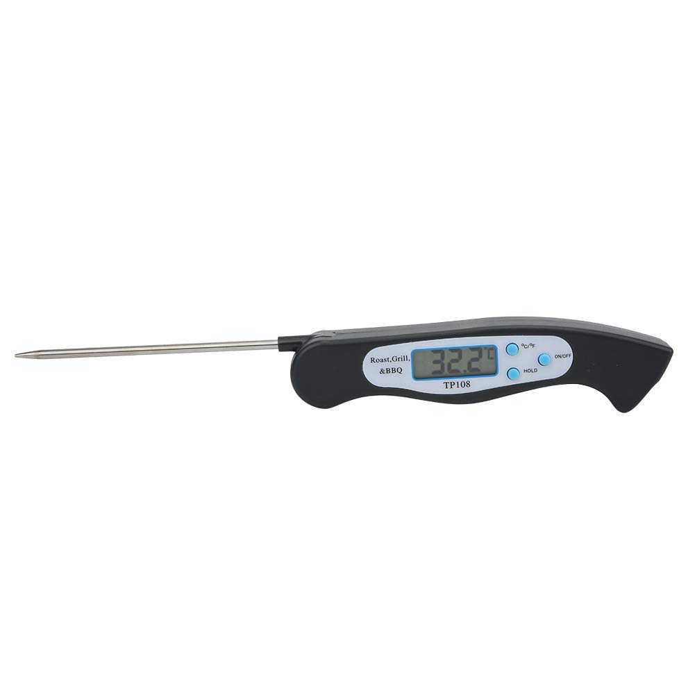 Electric Thermometer, Data Retention Function Automatic Shutdown Portable Wide Measuring Range Measuring Temperature Memory Temperature Meter for Liquid