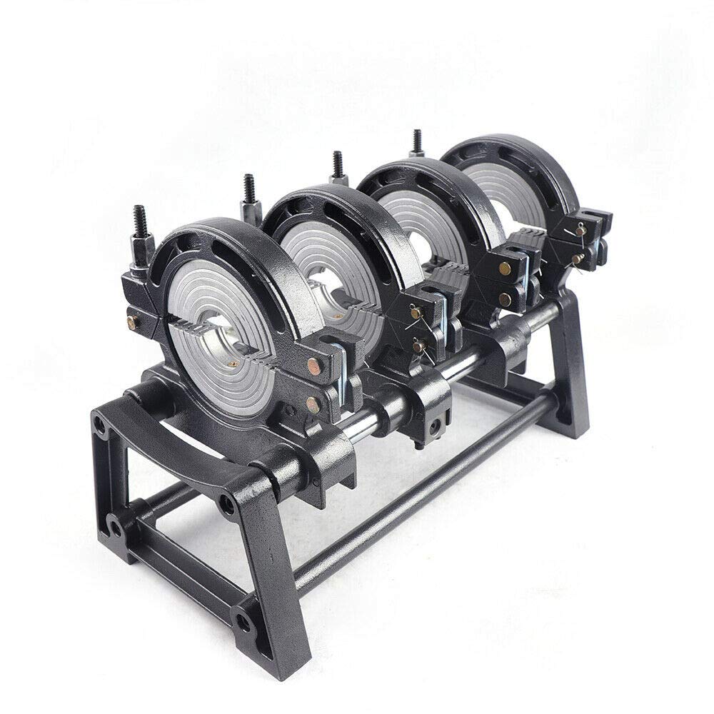 DNYSYSJ Pipe Welder Electric Tube Butt Fusion Welding Machine 4 Clamps Hot Melt Solder for PE PP PB PVDF HDPE PVC 63-160mm 2.48"-6.30"