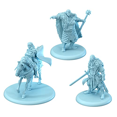 CMON A Song of Ice and Fire Tabletop Miniatures Game Stark Heroes III Box Set - Expand Your Forces with Iconic Stark Heroes! Strategy Game for Adults, Ages 14+, 2+ Players, 45-60 Min Playtime, Made